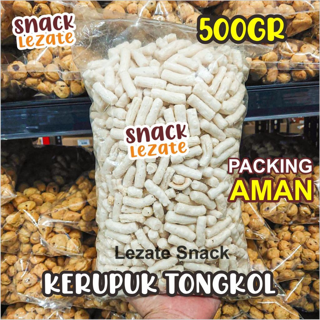 Jual Kerupuk Ikan Tongkol 1 KG Kemasan Besar Murah Gurih Renyah / Pilus ...