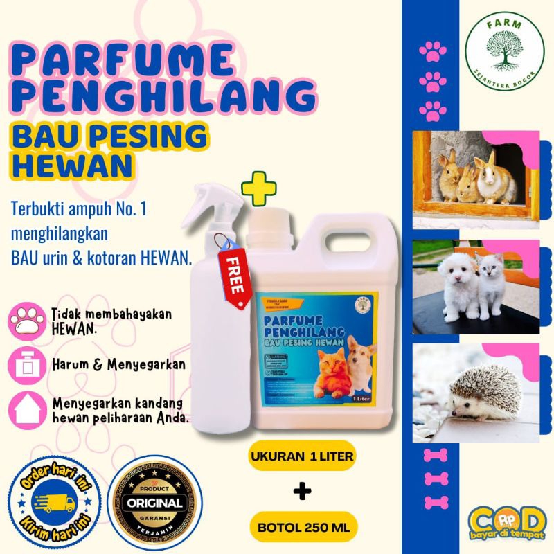 Jual CAIRAN PENGHILANG BAU PESING HEWAN |UKURAN 1 LITER FREE BOTOL ...