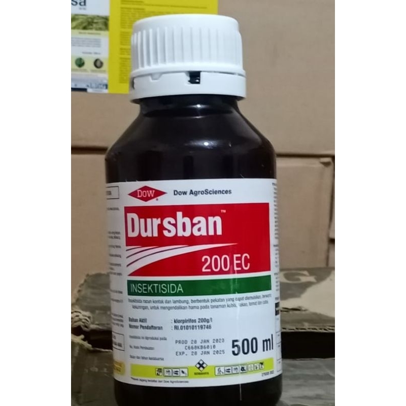 Jual Dursban 200 EC 500ML Insektisida Pembasmi Hama | Shopee Indonesia