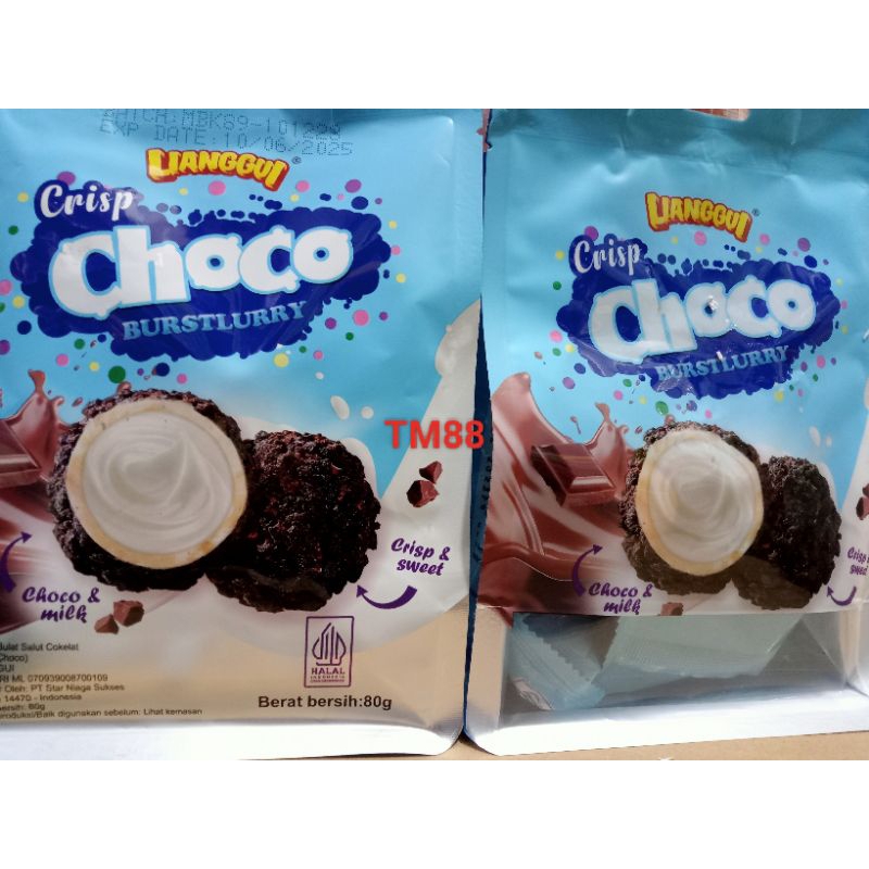 Jual WAFER BULAT SALUT COKELAT/CRISP CHOCO LIANGGUI | Shopee Indonesia
