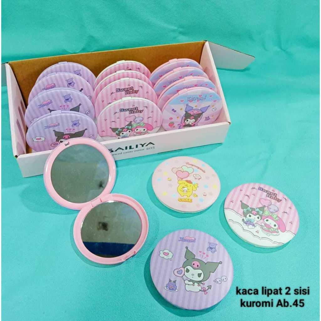 Jual (1pc) KACA SISIR COMB MIRROR POCKET SANRIO KUROMI CINNAMOROLL ...