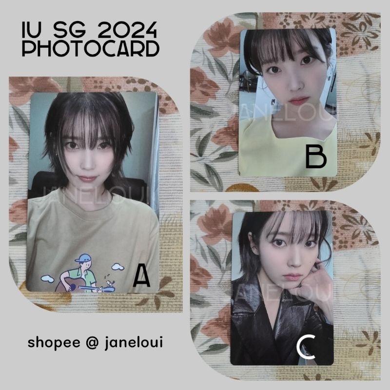 Jual IU OFFICIAL PHOTOCARD PC Season's Greetings 2024 - The Golden Hour ...