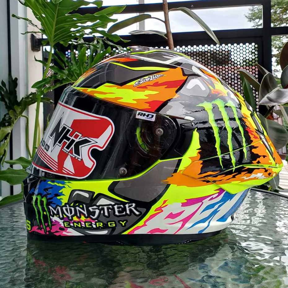 Jual HELM NHK Mark 1 DOBLE VISOR custom REPAINT MARCO BEZZECCHI ...