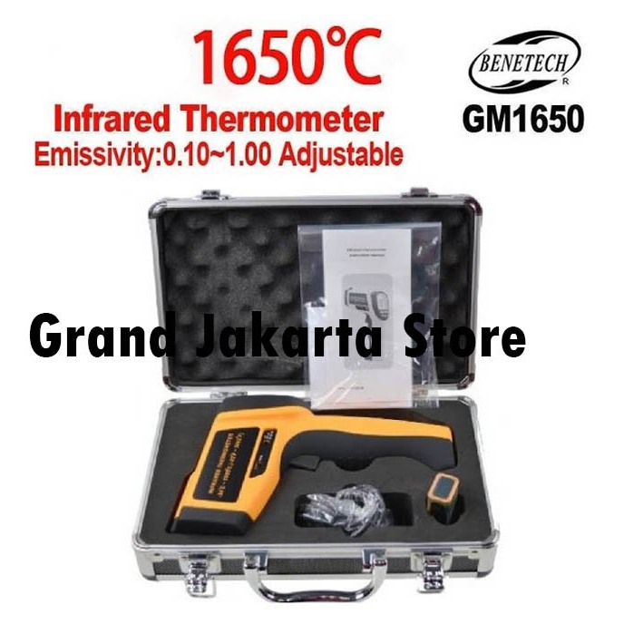 Jual Infrared Thermometer 1650c Benetech GM1650 Gun IR Termometer ...