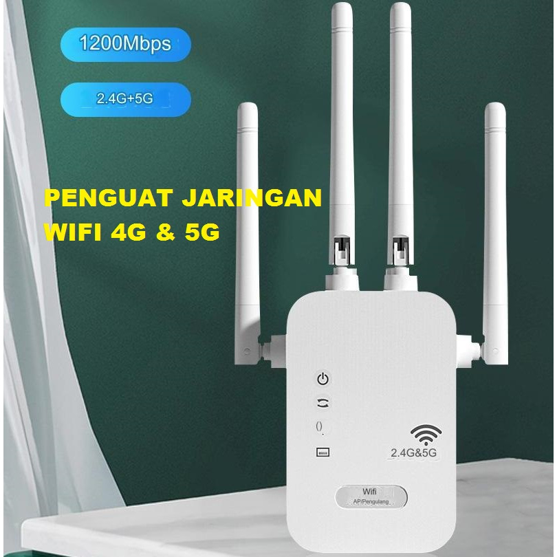 Jual Repeater Amplifier Router Signal 300Mbps & 1200Mbps / alat penguat ...