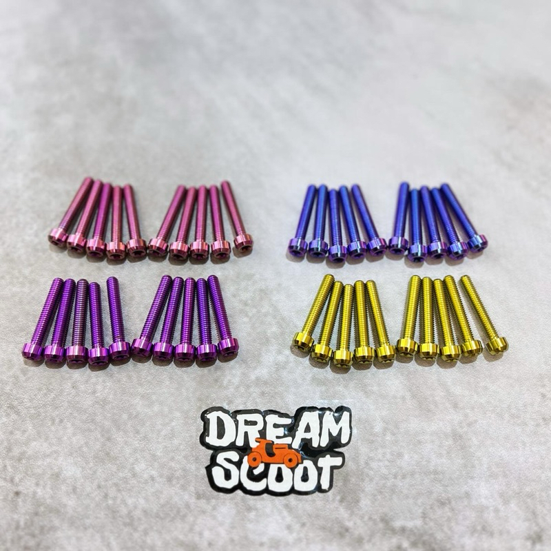 Jual Baut Titanium CVT Vespa Matic Vespa Sprint Vespa Primavera Vespa S ...