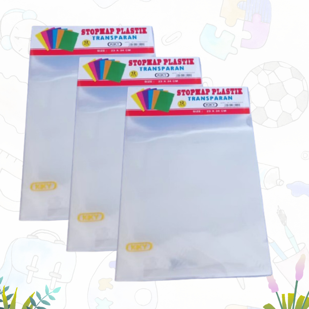 Jual MAP L Bening / Stopmap Plastik Transparan Kiky Pack | Shopee Indonesia