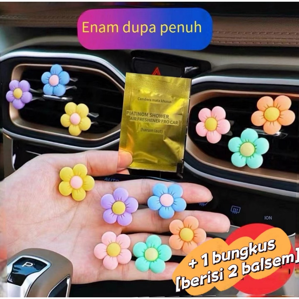 Jual Bunga Lucu Kreatif/Pendingin Udara Mobil Outlet Bunga/Bunga Parfum ...