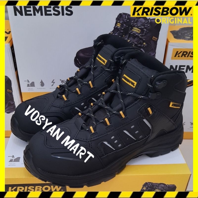 Jual Sepatu Safety Krisbow NEMESIS || Safety Shoes Krisbow NEMESIS ...
