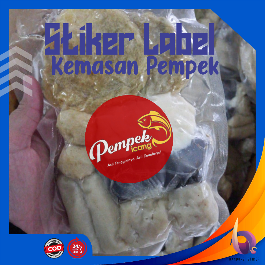 Jual Bandung Stiker Print Sticker Label Kemasan Makanan Pempek Cromo ...