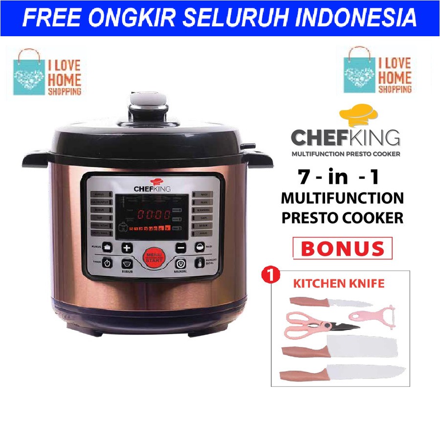 Jual CHEFKING Digital Pressure Cooker - Alat Masak Presto Multifungsi ...