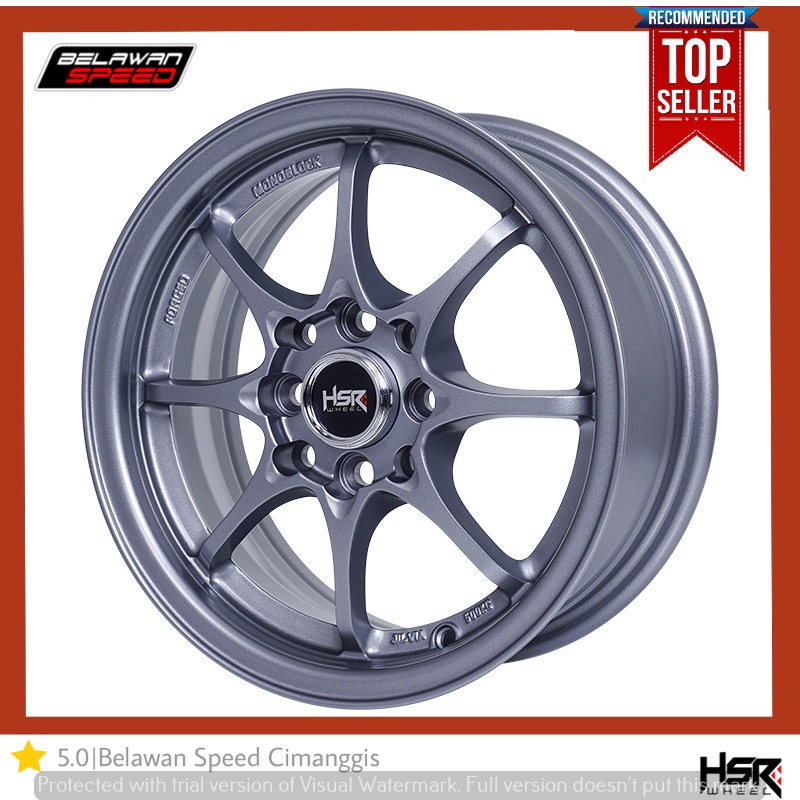 Jual PELEK MOBIL RACING VELG MODIFIKASI RING 14 HSR HIROSHIMA PCD 4X100/114,3 UNTUK SIRION BRIO ...