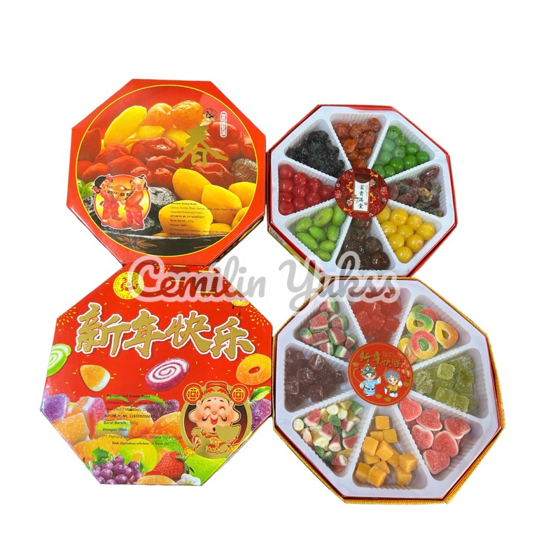 Jual Pak Chen Kuo Manisan Campur Imlek Permen Jelly Aneka Rasa 500g ...