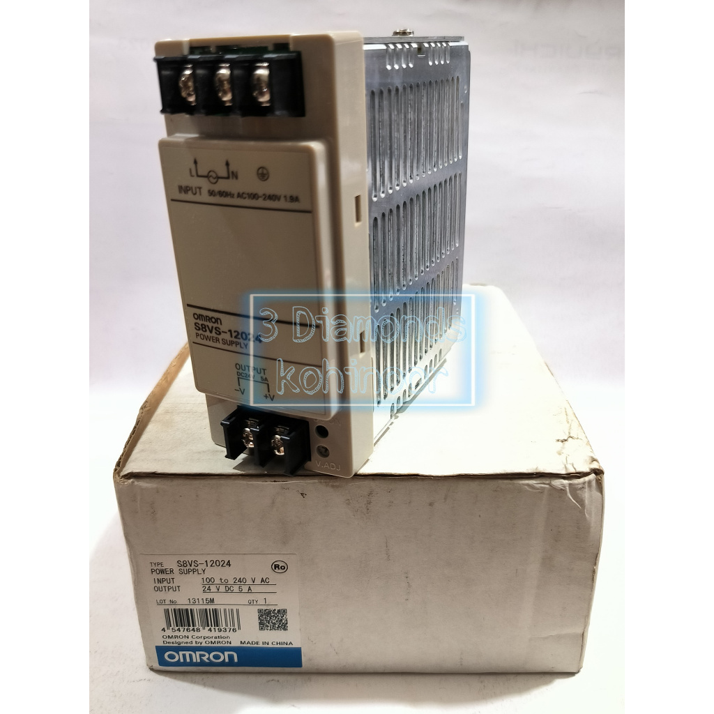 Jual POWER SUPPLY OMRON S8VS-12024 120W, 100-240VAC input 24VDC, 5A ouput | Shopee Indonesia
