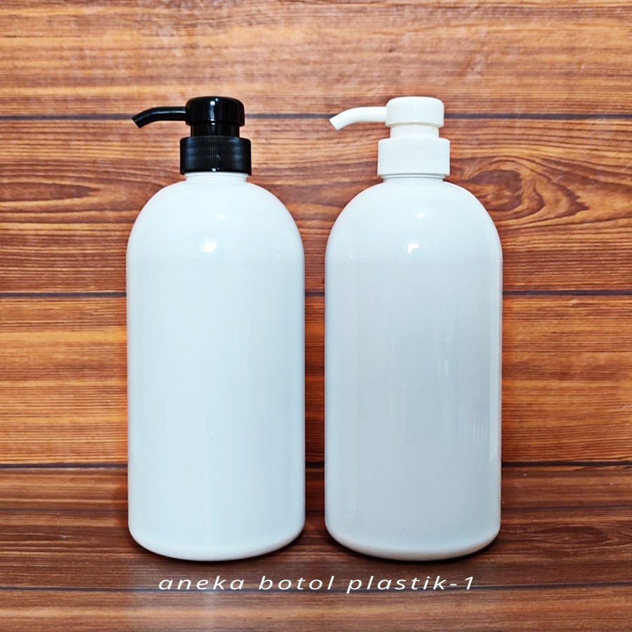Jual Botol Pump 1000ml Pet Putih / Botol Pump 1 Liter Pump Lotion / Botol Kemasan Sabun Cair ...