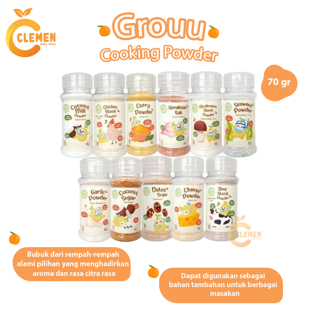 Jual Grouu - Cooking Powder (Bubuk Masak MPASI) | Shopee Indonesia