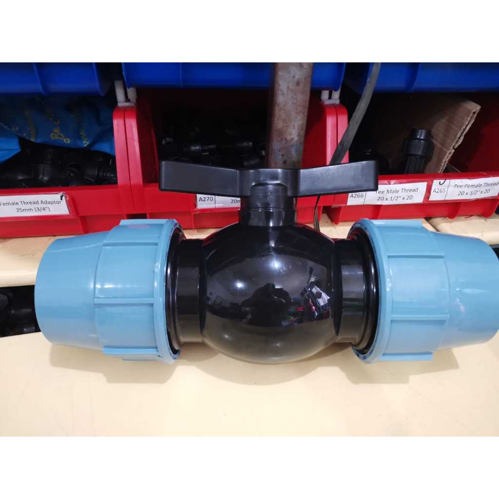 Jual Ball valve Hdpe 90 MM ( 3 inch ) | Shopee Indonesia