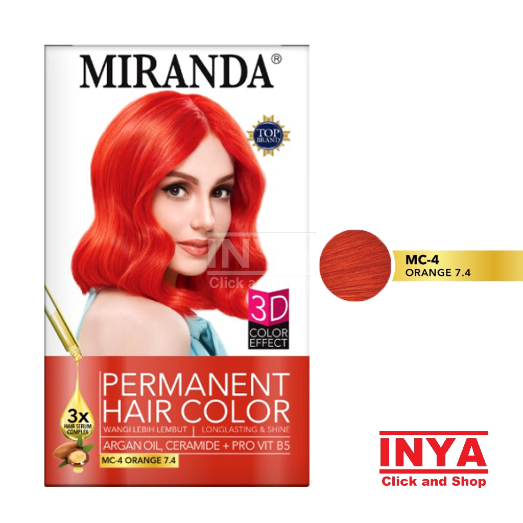 Jual MIRANDA HAIR COLOR - Semir Rambut (30mlx2)+10ml - Pewarna Rambut ...