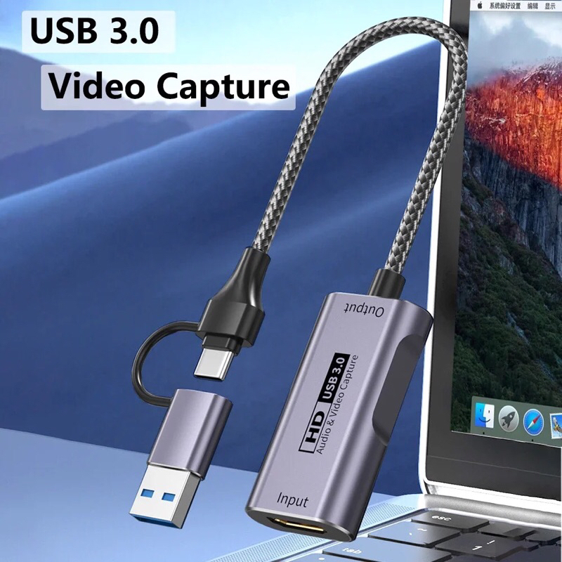 Jual video capture usb 3.0 4k 60fps 1080p dual usb-C36 | Shopee Indonesia