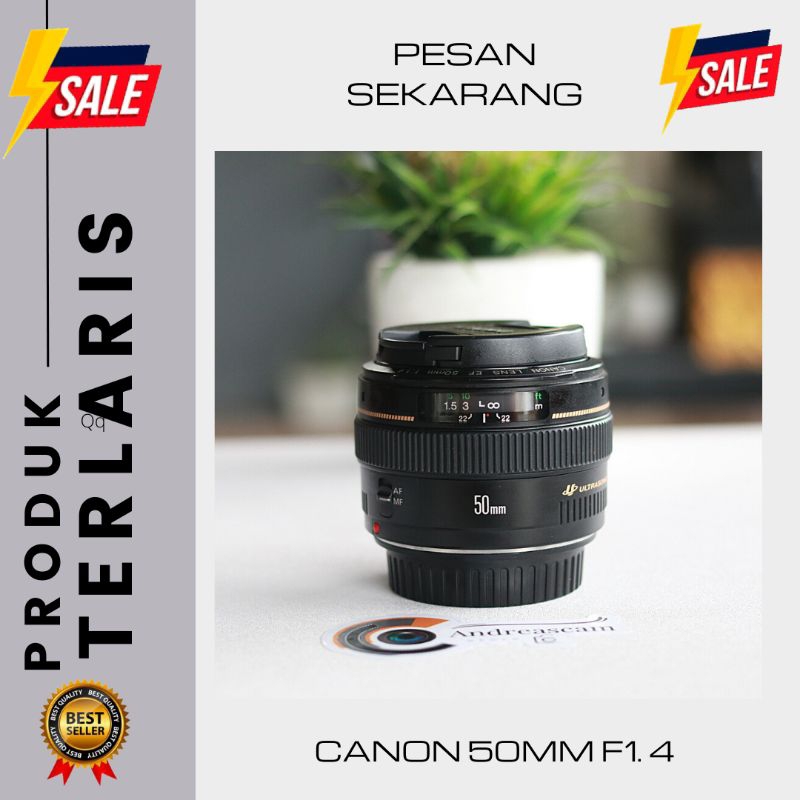 Jual LENSA FIX 50MM F1.4 CANON MULUS SUPER BOKEH TINGGAL PAKAI | Shopee Indonesia
