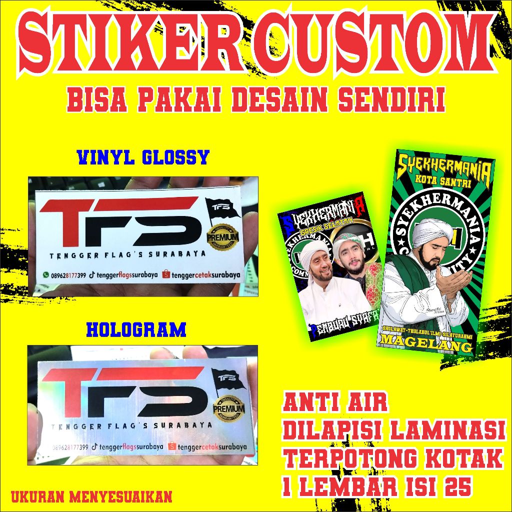 Jual STIKER CUSTOM / STIKER SYEKHERMANIA / PECINTA SHOLAWAT | Shopee ...
