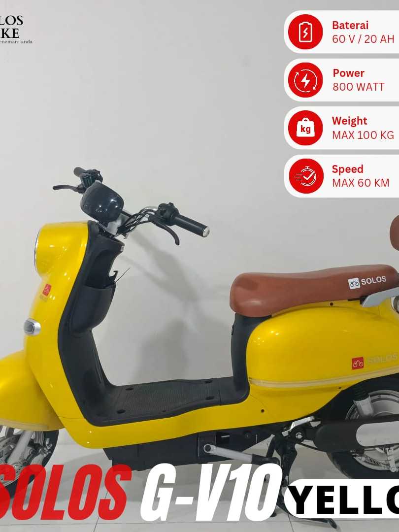 Jual Sepeda Listrik & Motor Listrik Solos G-V10 | Shopee Indonesia
