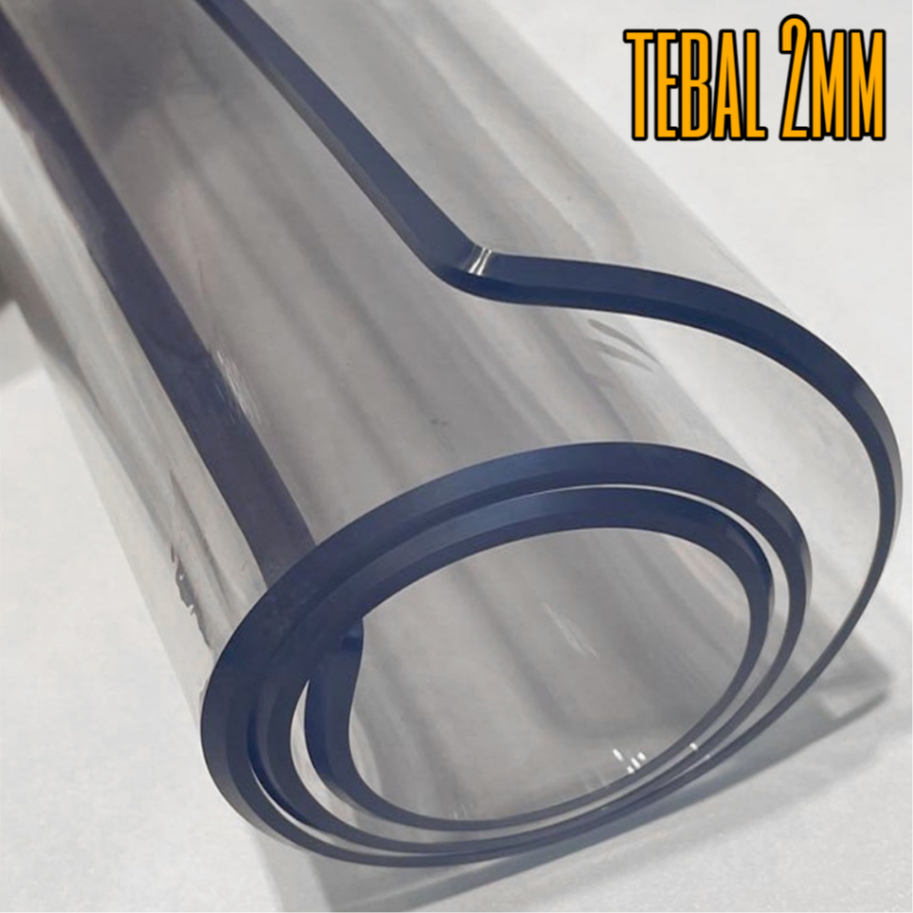 Jual (Bisa Custom) Taplak Meja Mika PVC Plastik Bening Tebal 2mm Cover Meja Berkualitas Makan ...