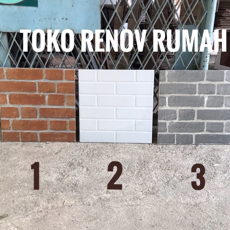 Jual Terbaru keramik 4x4 timbul keramik motif bata keramik bata putihkeramik dinding ...