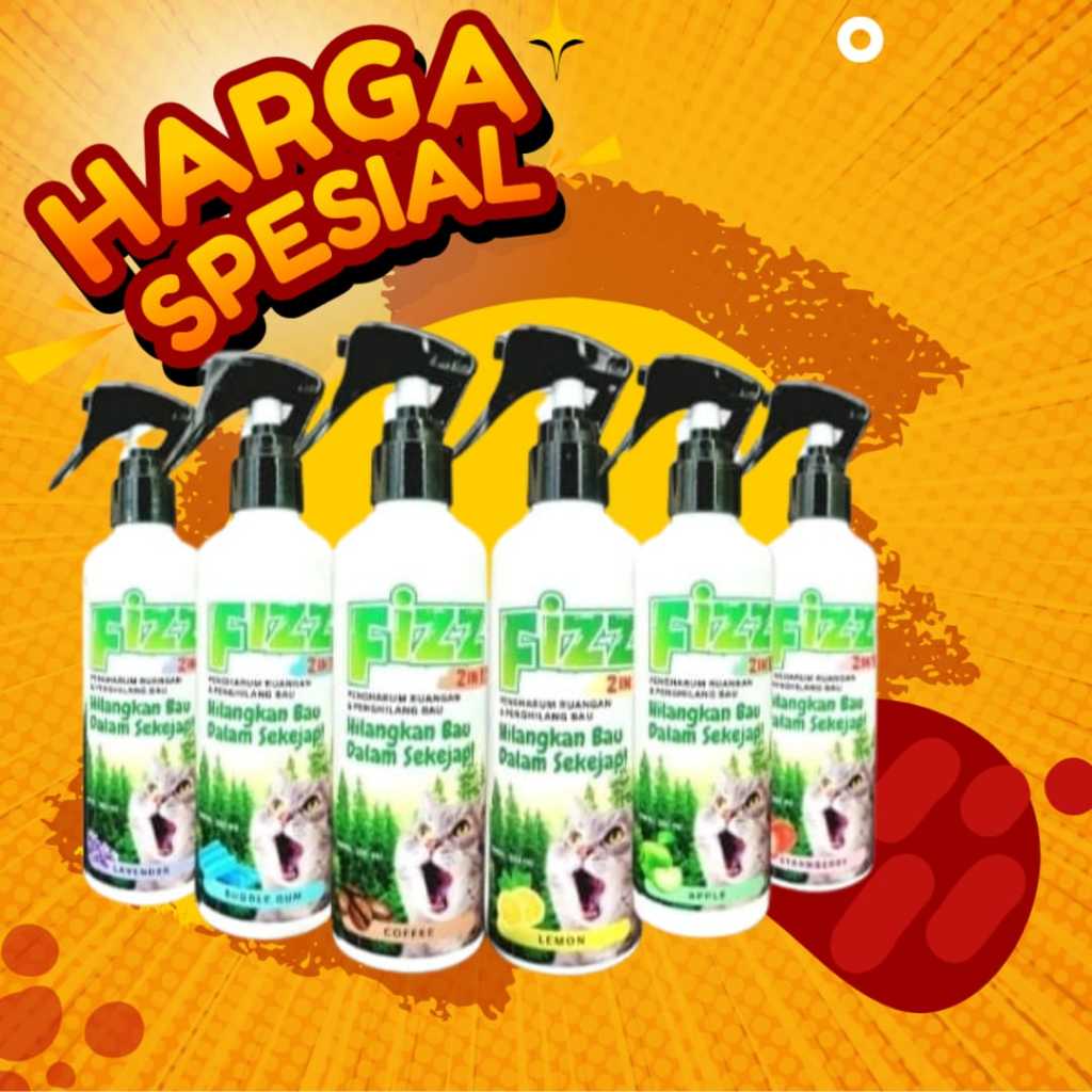 Jual Penghilang Bau Kotoran kucing anjing Poop Peep FIZZ Aman Terjilat ...