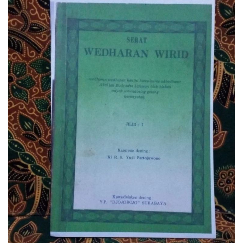Jual SERAT WEDHARAN WIRID JILID I / WEDARAN WIRID I | Shopee Indonesia