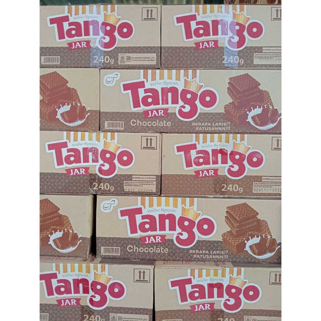 Jual Tango Jar Chocolate 240gr 1 Dus isi 6 | Shopee Indonesia