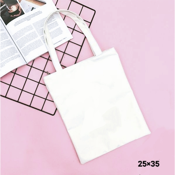 Jual Tote Bag Putih Polos Pakai Resleting | Shopee Indonesia