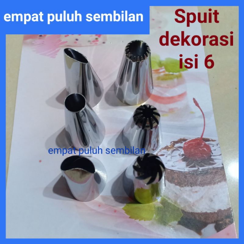 Jual spuit dekorasi kue premium / alat dekorasi kue / spuit churros ...