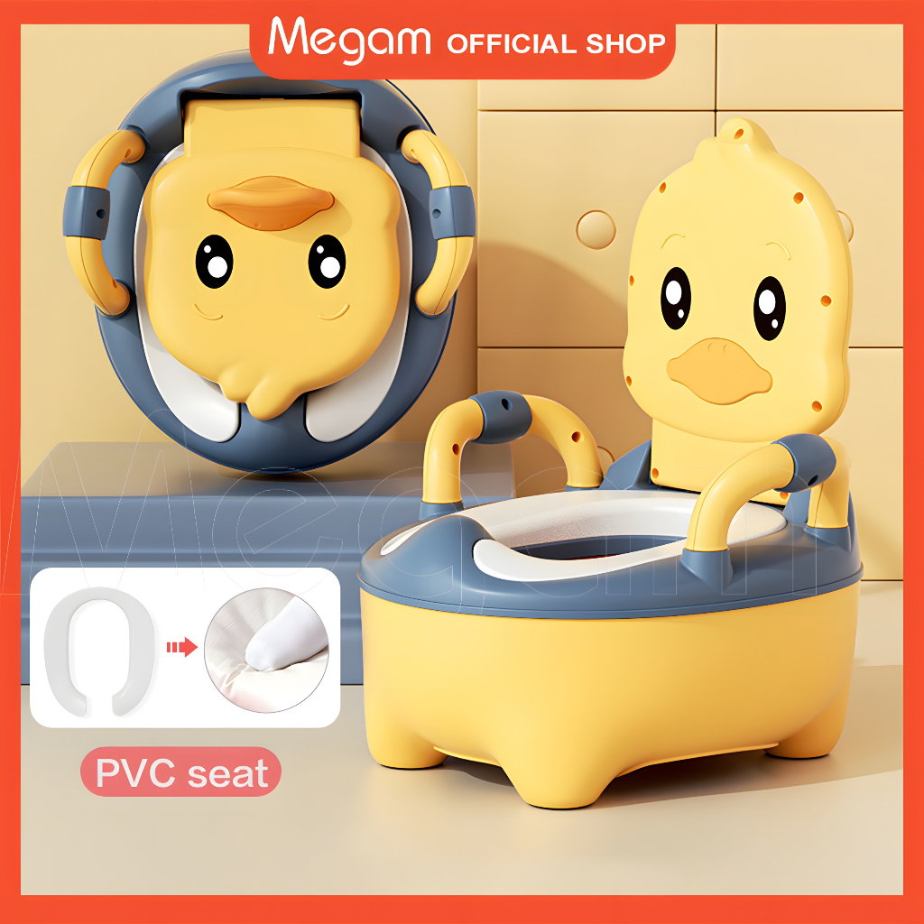 Jual Megam Pispot Anak Training Baby Potty Closet Duduk Soft / Hard ...