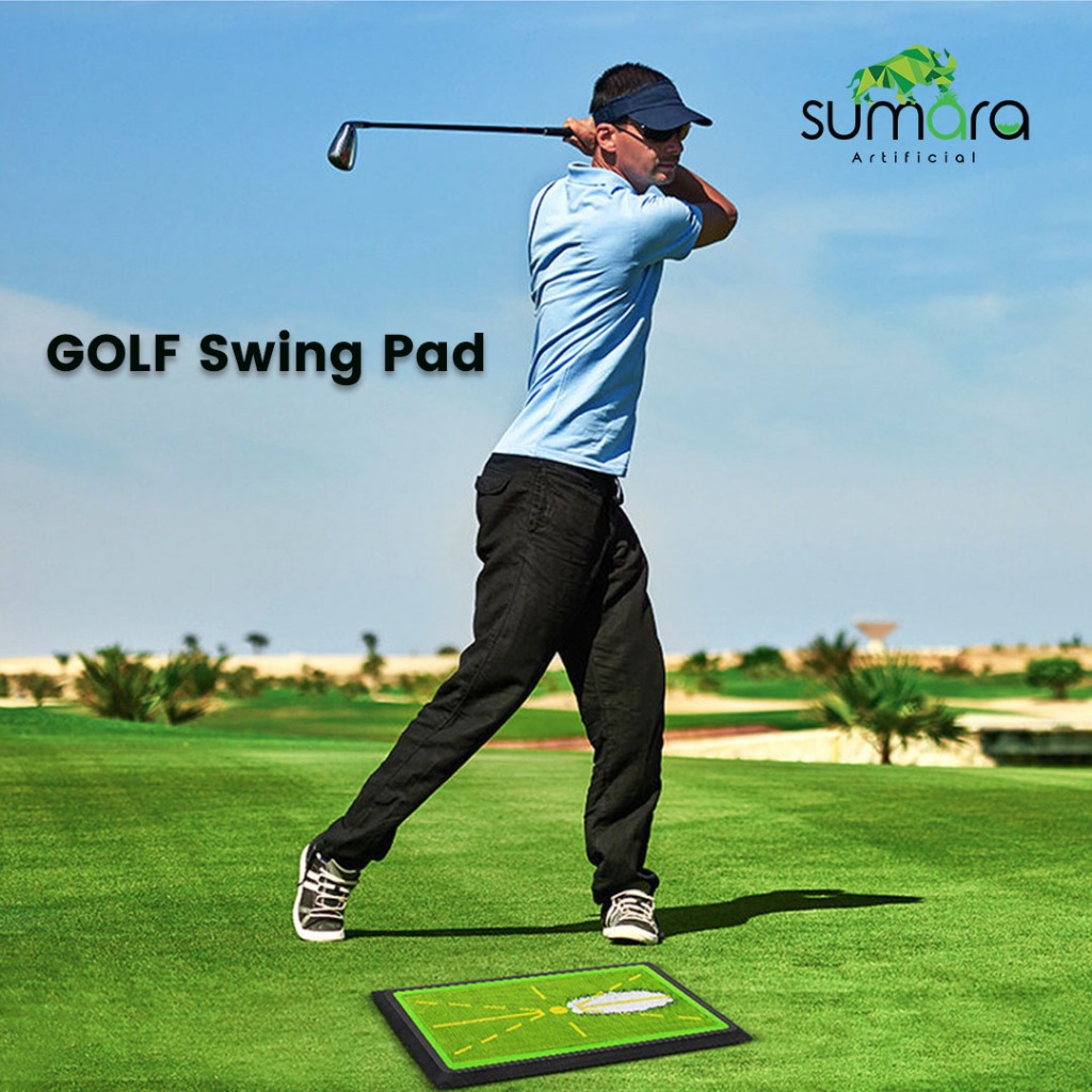 Jual Golf Hitting Mat Trace Strike Pad Premium / Latihan Golf Swing Pad ...