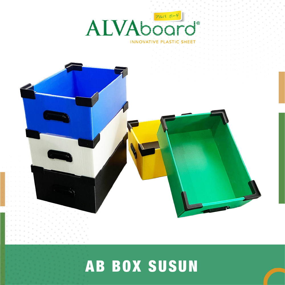 Jual Box Susun Flatpack ALVAboard Kotak Penyimpanan Medium Ukuran ...