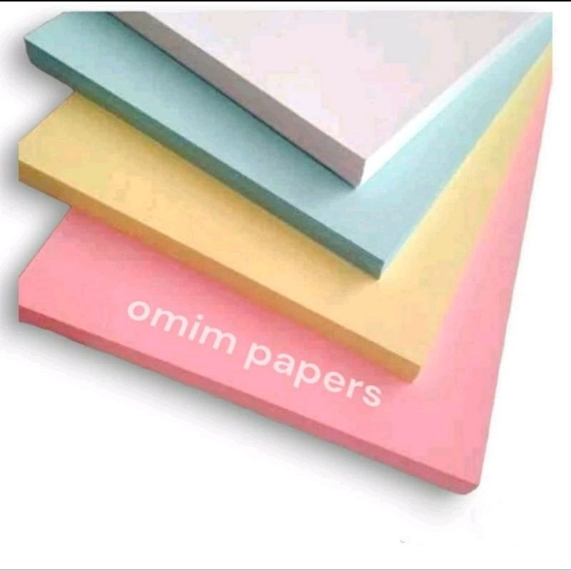 Jual Kertas BC A4 Brief Card/Manila/Kartu Tik Eceran per 10 lembar ...