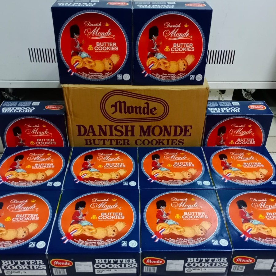 Jual Biskuit MONDE Butter Cookies 454g | Shopee Indonesia