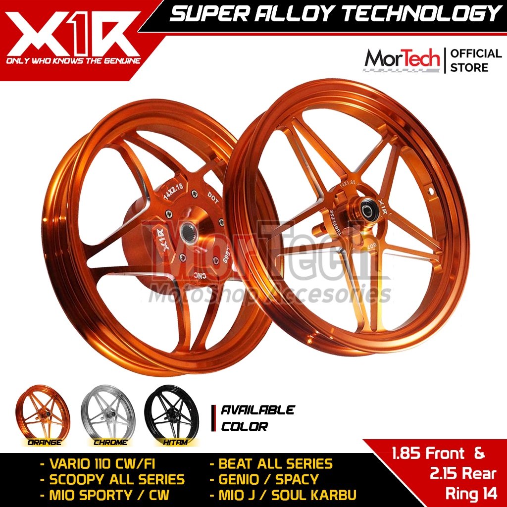Jual Velg Pelek Racing X1R Model Bintang Aluminium CNC Original Vietnam ...