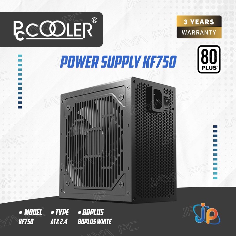 Jual PCCOOLER KF750 750W PSU/ Power Supply 750Watt 80+ White | Shopee ...