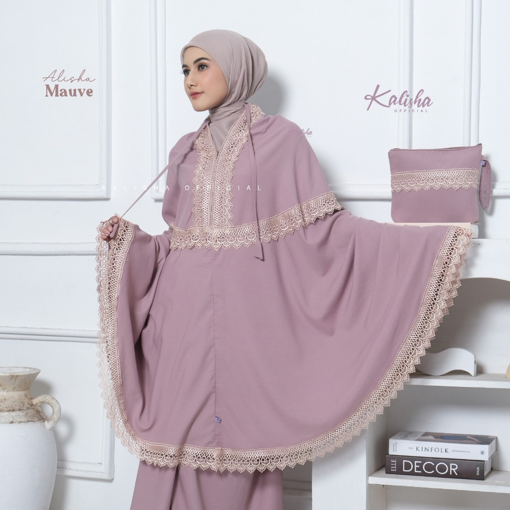 Jual Mukena Dewasa Terbaru Mukena 2 in 1 Alisha Mukena Renda Katun ...