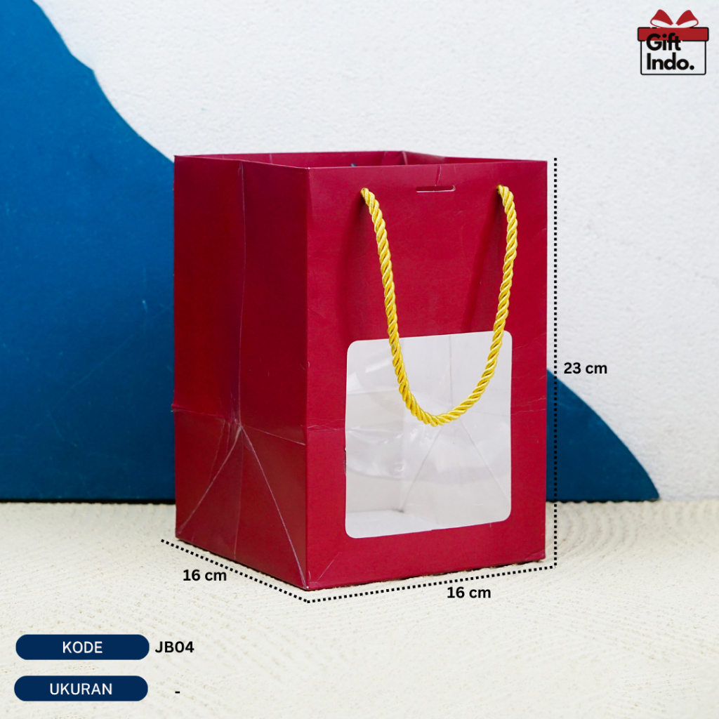 Jual Paperbag Mika Transparan / Paperbag Tali / Paperbag Mika / Paper ...