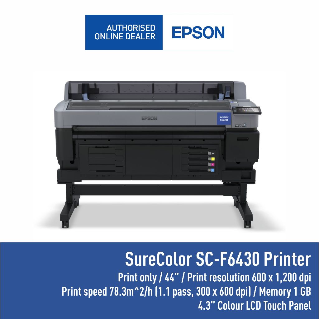 Jual PRINTER EPSON SUBLIMASI SURECOLOR SC-F6430 SC F6430 PENGGANTI ...