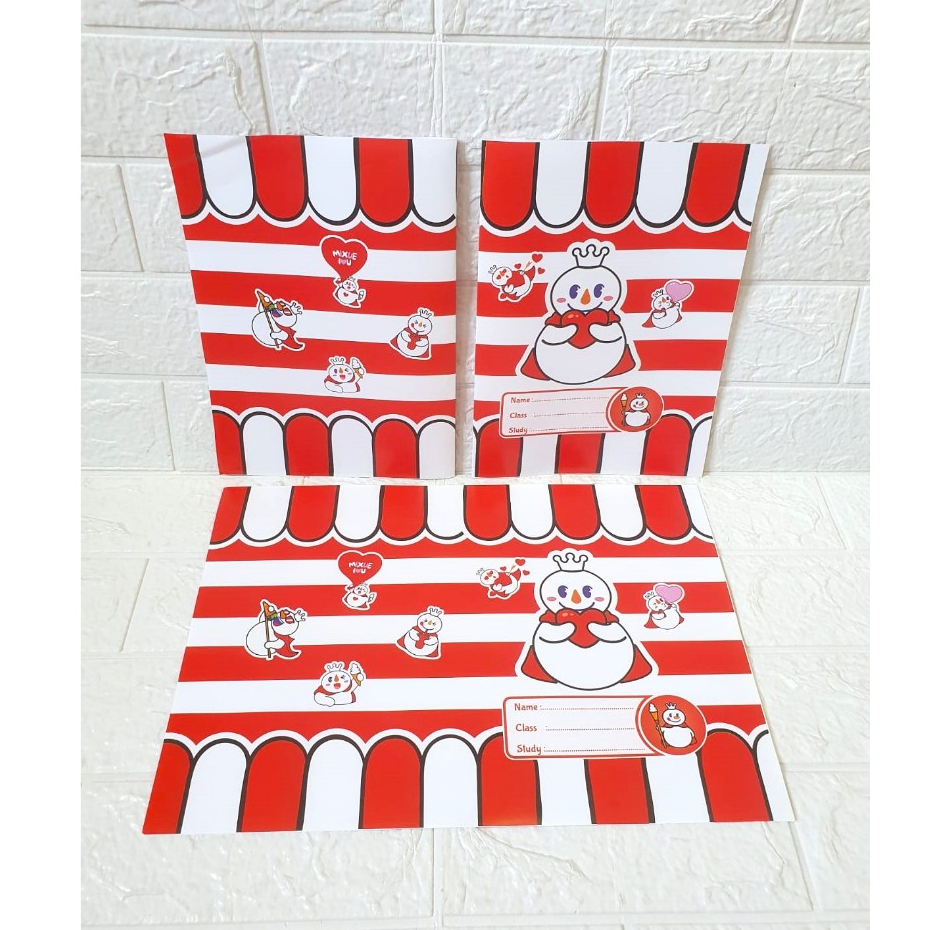 Jual Sampul Buku Fancy Karakter MIXUE Ukuran Kwarto | Shopee Indonesia