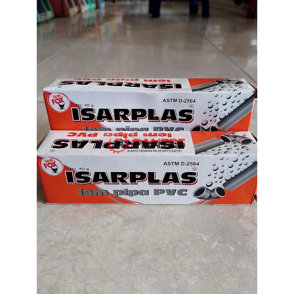 Jual LEM PIPA PVC ISARPLAS 45 gram (LPI001) | Shopee Indonesia
