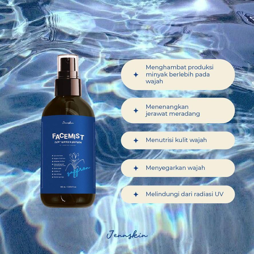 Jual Jennskin Zam-Zam Facemist + Bunga Saffron 100ML (Obat Jerawat ...