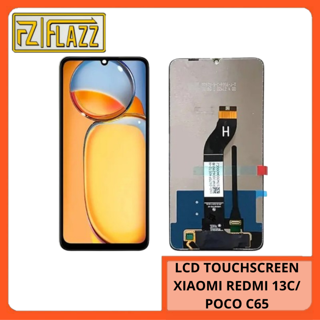 Jual Lcd touchscreen Xiaomi Redmi 13C/Poco C65 black fullset Original ...