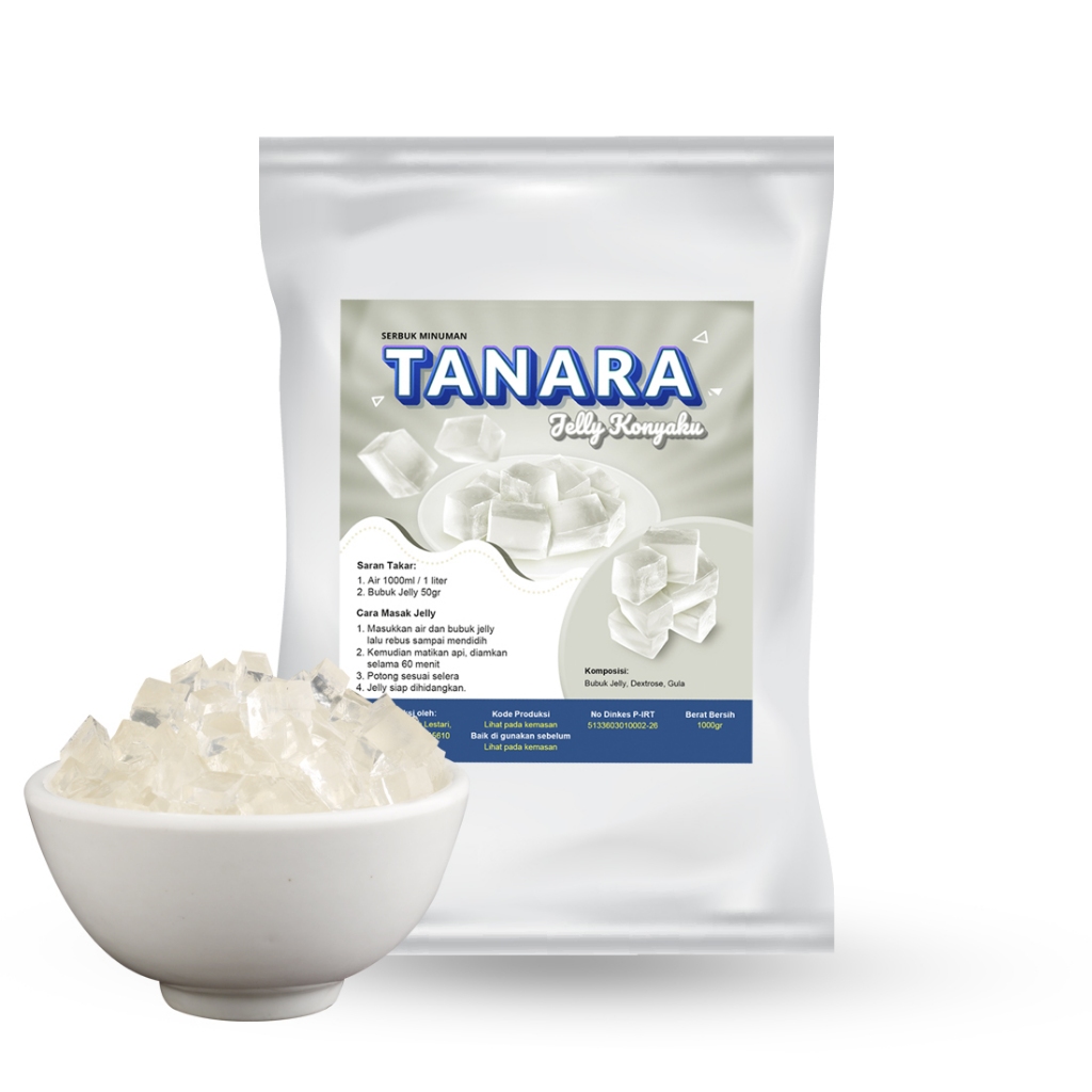 Jual Bubuk Jelly Konyaku 1kg - Topping Minuman Bubble Drink - Tanara Powder | Shopee Indonesia