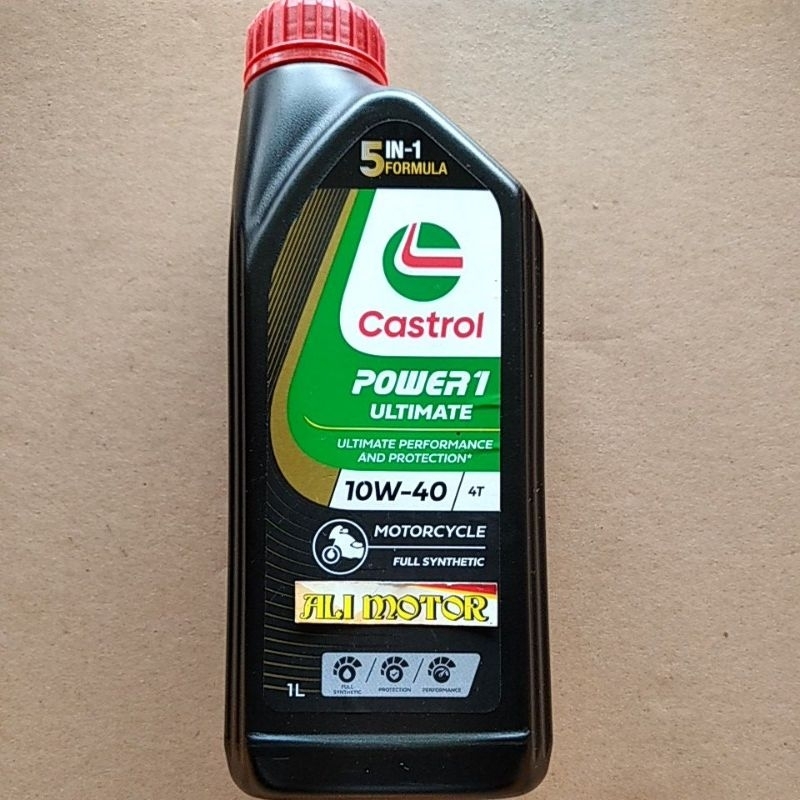 Jual Oli castrol power 1 ultimate full synthetic 10W-40 1L ori CASTROL | Shopee Indonesia