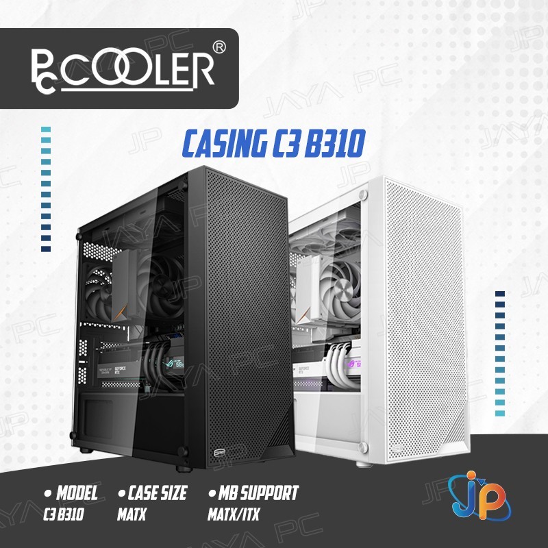 Jual PCCOOLER C3 B310 Case - Tempered Glass Casing | Shopee Indonesia